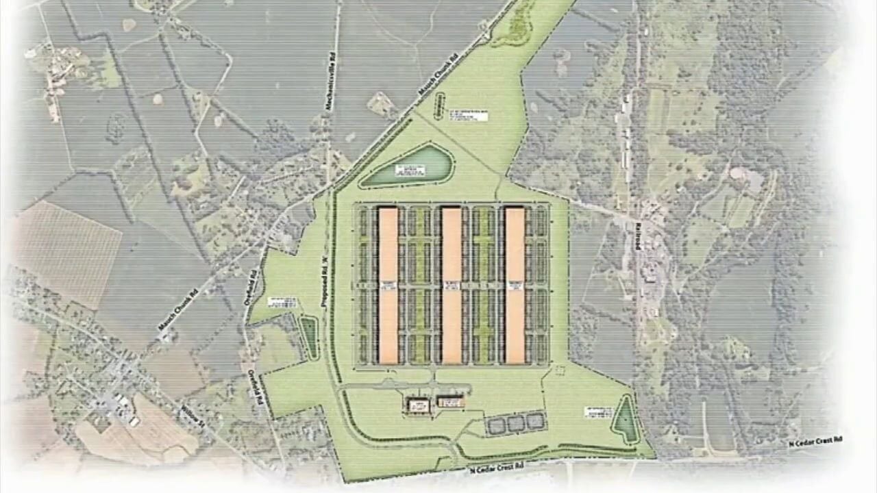 Revised plans for data center campus near Parkland High School under ...