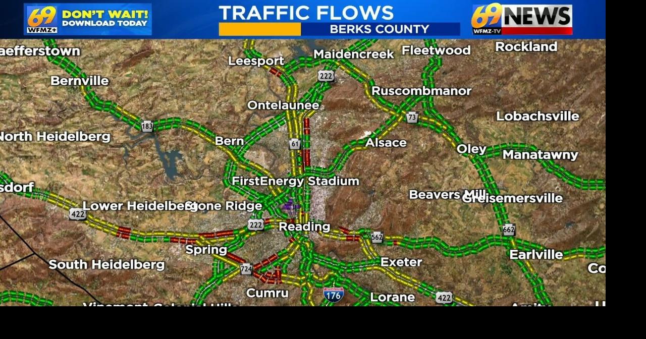 Crash ties up traffic on Route 422 West in Berks | Reading Area | wfmz.com