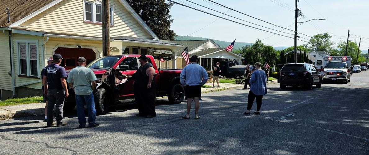 Driver hospitalized after truck crashes into Nesquehoning home; police ...