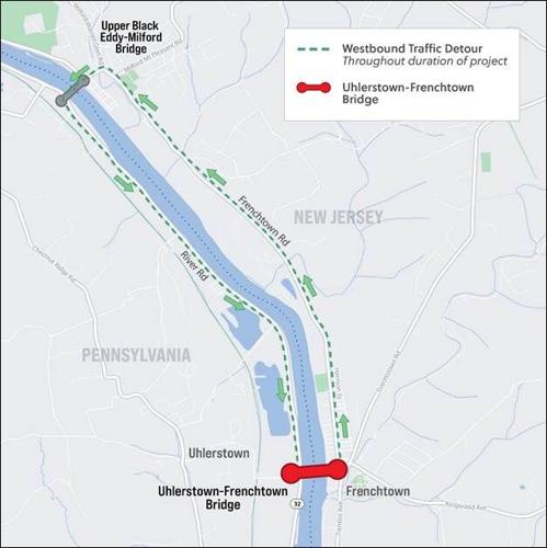Work on Uhlerstown-Frenchtown Toll-Supported Bridge to begin Thursday ...