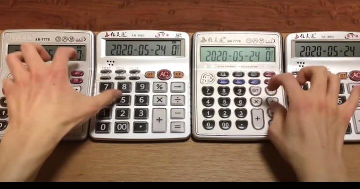 Guy covers 'Shape Of You' by Ed Sheeran...on calculators! | Right This ...