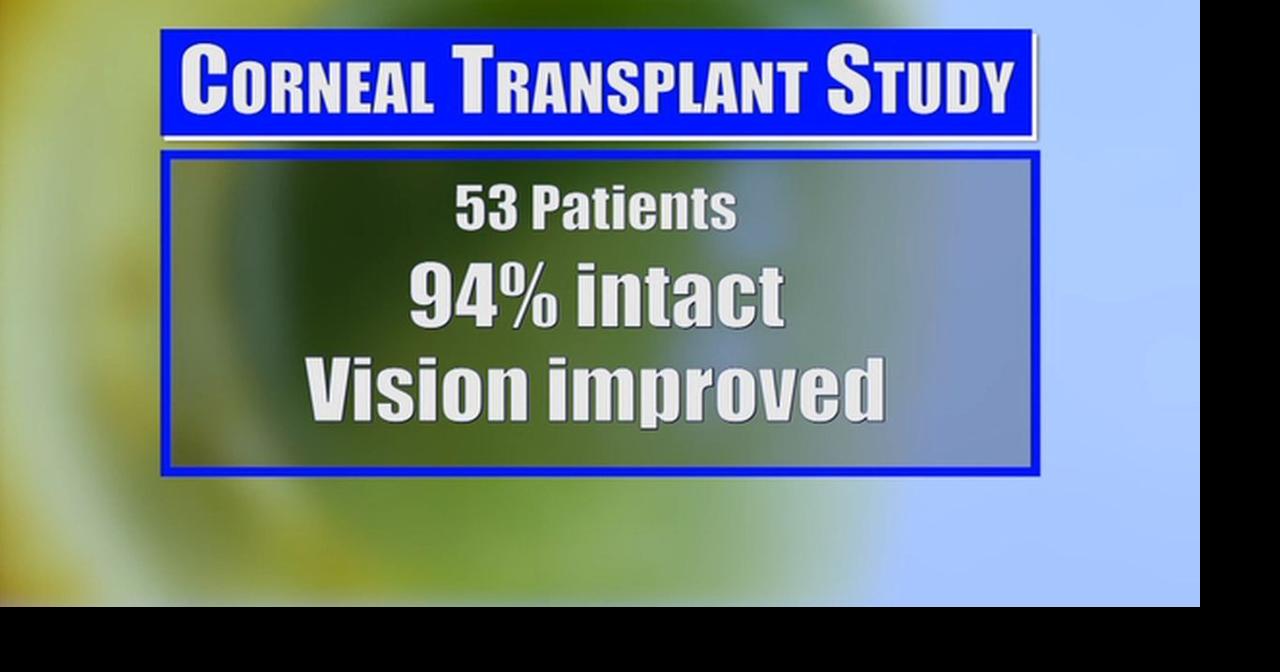 Health Beat: Corneal transplants reverse shingles-related vision loss ...