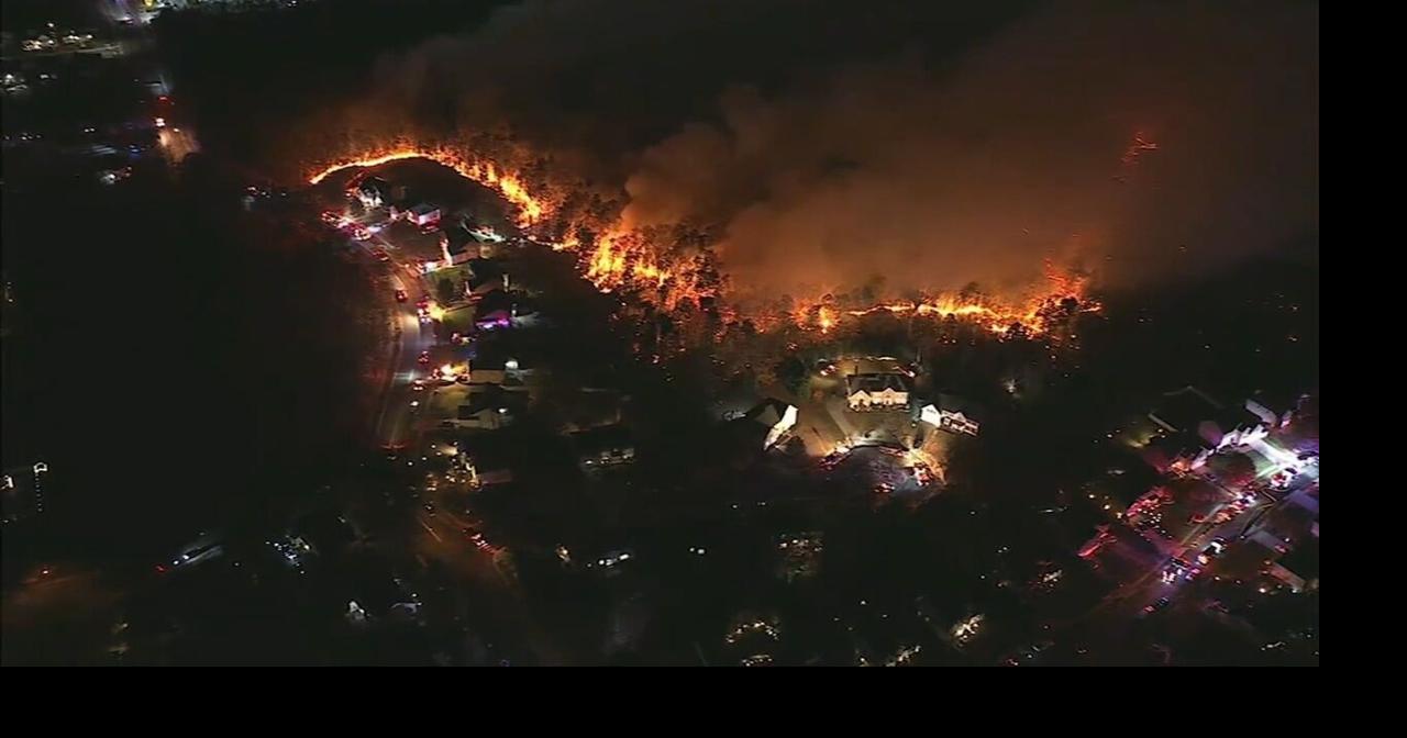 The New Jersey Forest Fire Service makes progress containing Big Rusty ...