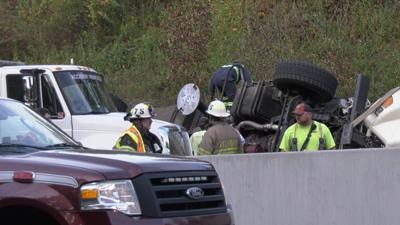 Driver seriously hurt after crane overturns on Route 309 in Bucks ...