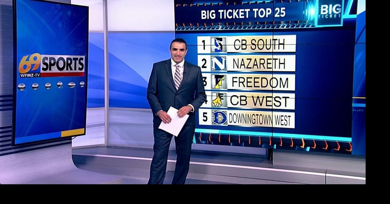 Big Ticket Top 25 poll for September 2, 2024 | Sports | wfmz.com