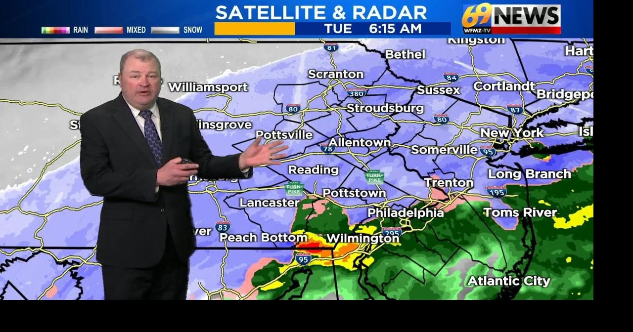 Meteorologist Matt Broderick's 6 a.m. forecast | Video | wfmz.com
