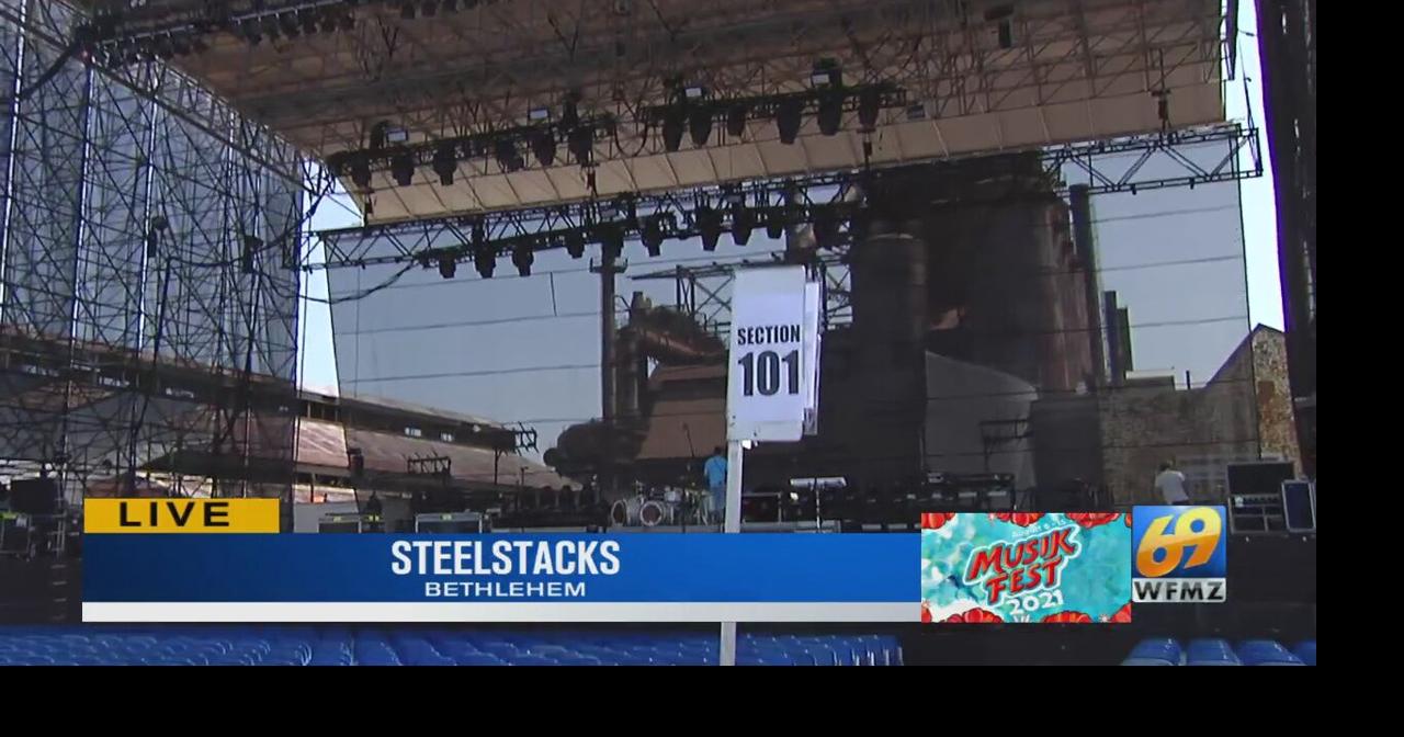 Prepping the Musikfest stage for the next performance | Entertainment ...