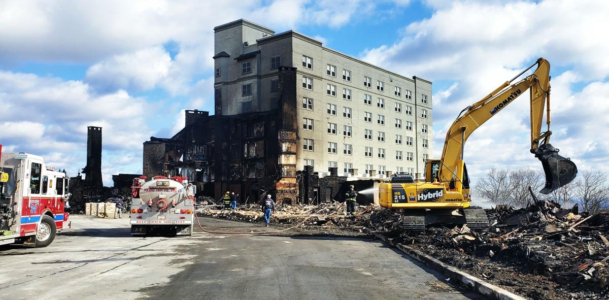 Fire crews being vigilant for hot spots at Pocono Manor | Poconos and ...