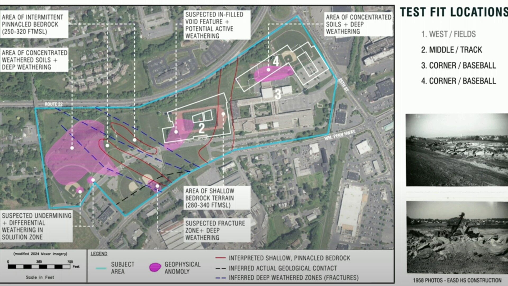 Easton Area school board to select new location for high school ...