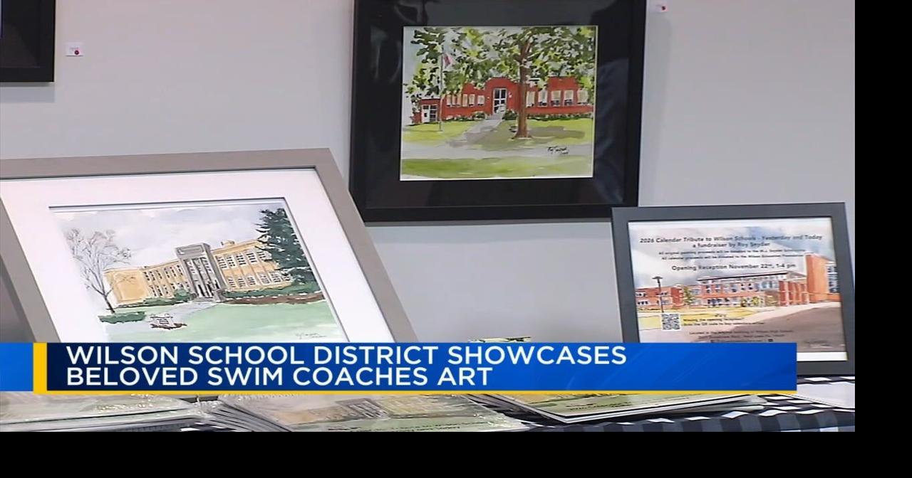 Wilson swim coach's art exhibition raises funds for scholarship in wife ...