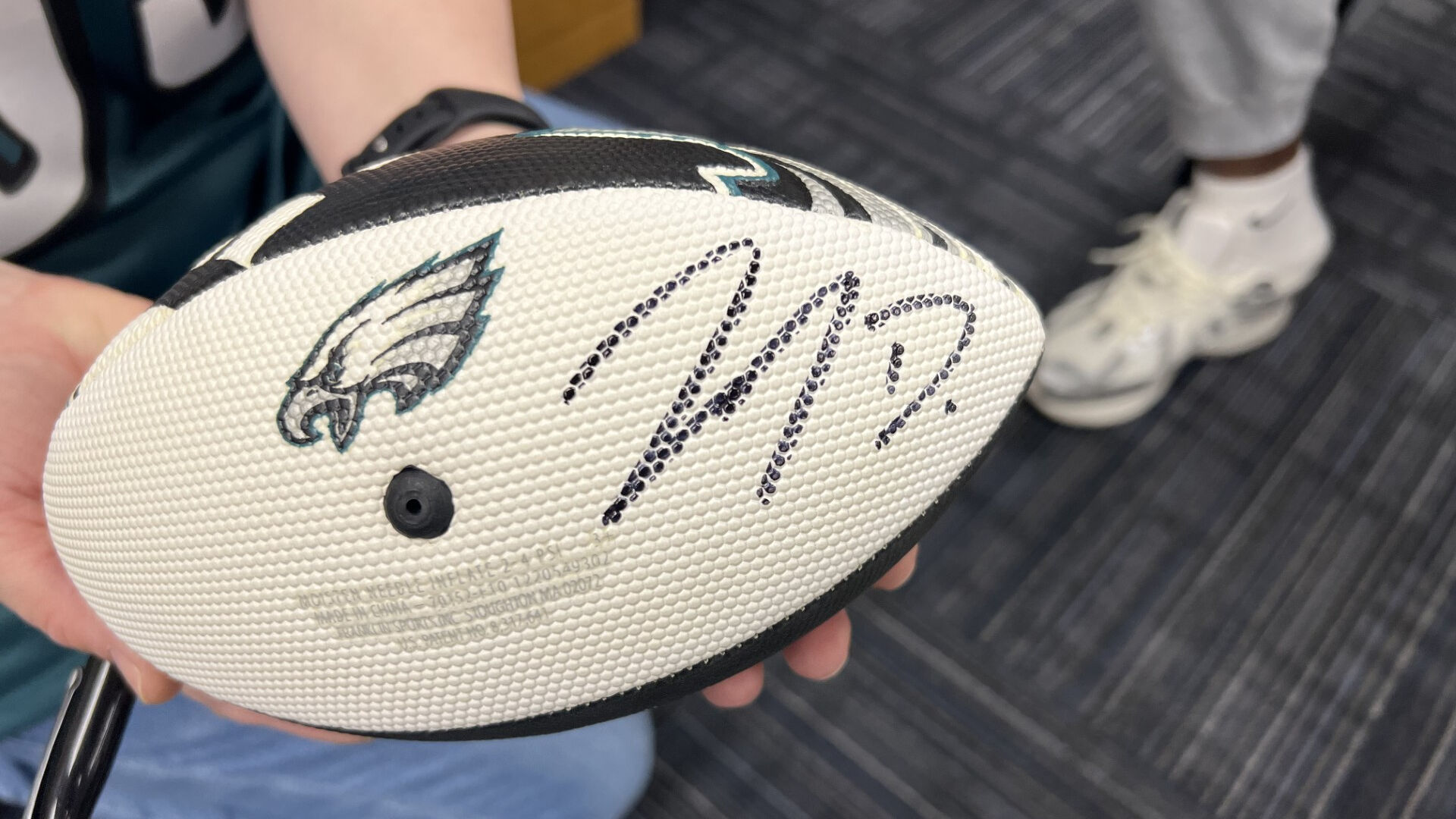 'This is where it all started for me': Eagles' Jahan Dotson visits ...