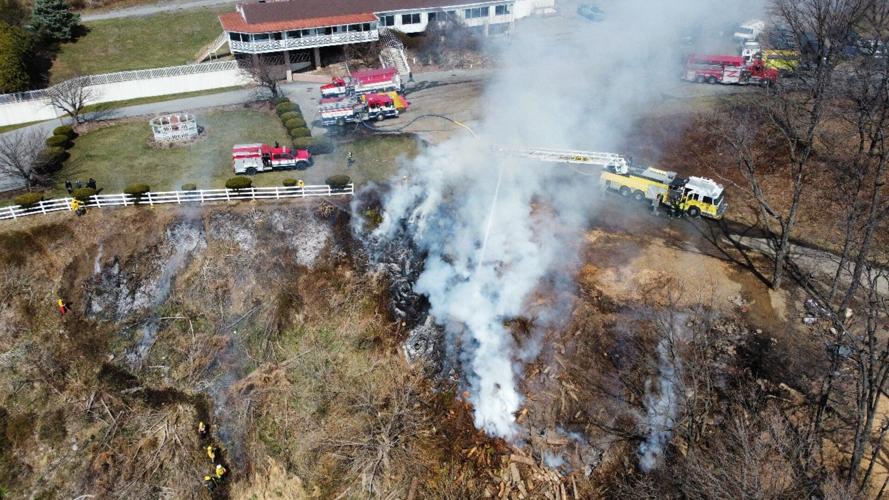 Stubborn Lehigh Township mulch fire still burning (UPDATE) | Nazareth ...