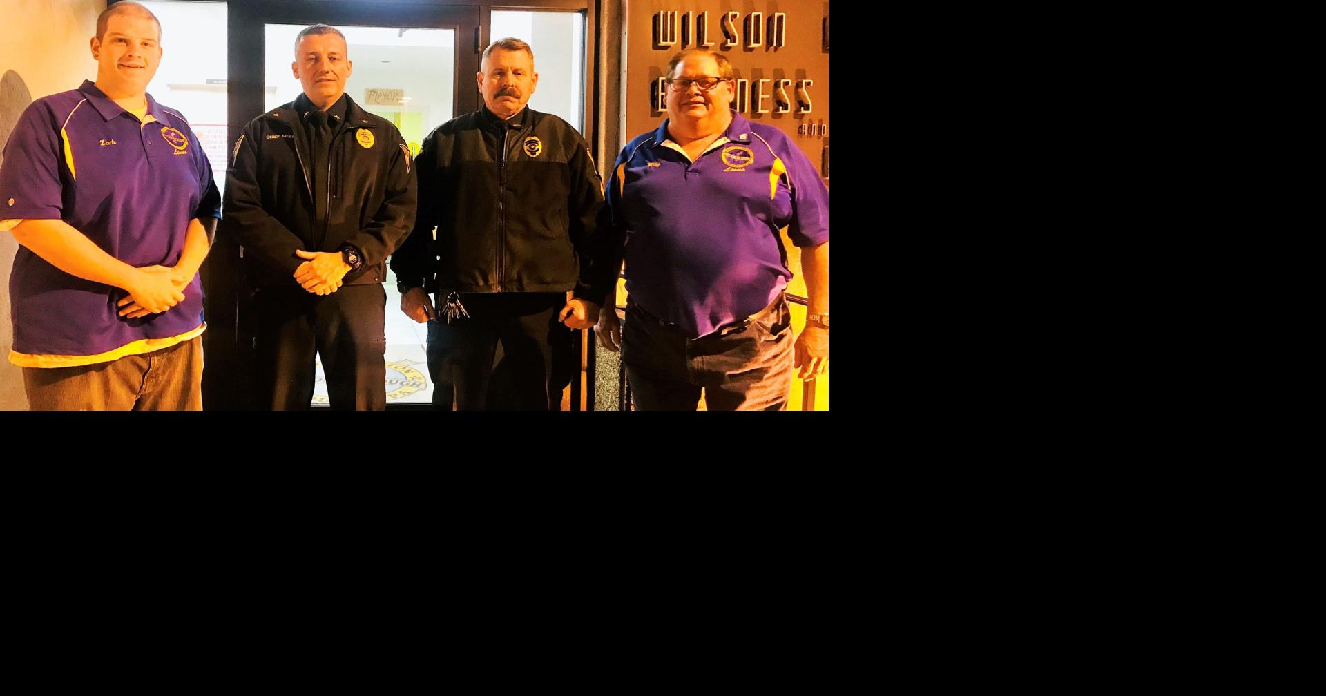 Wilson Borough Lions Club presents police department with new trailer ...