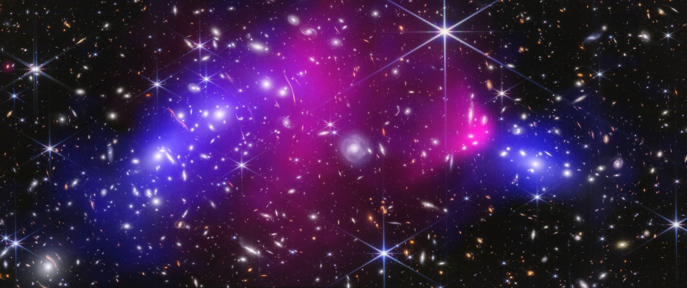Mysterious dark matter may be better understood through a new map of far-off galaxies ...