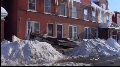 Porches collapse on front of Fountain Hill homes | Lehigh Valley ...