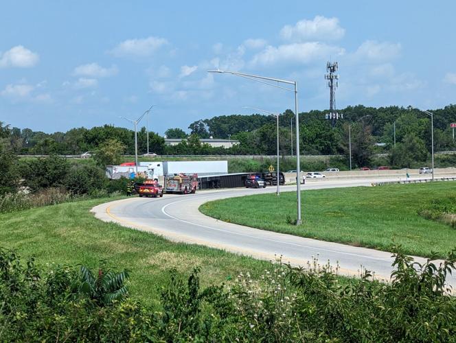 Batteries leak toxic fumes after tractor-trailer overturns on Rt. 378 ...