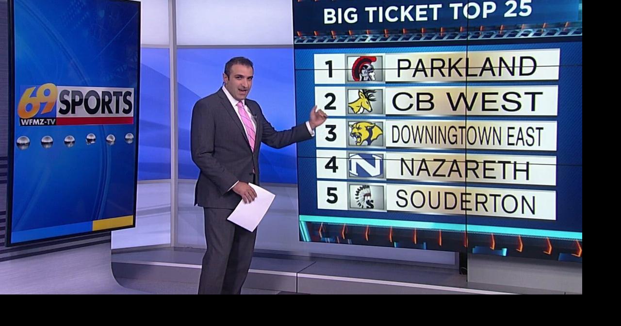Big Ticket Top 25 poll for November 6, 2023 | Sports | wfmz.com