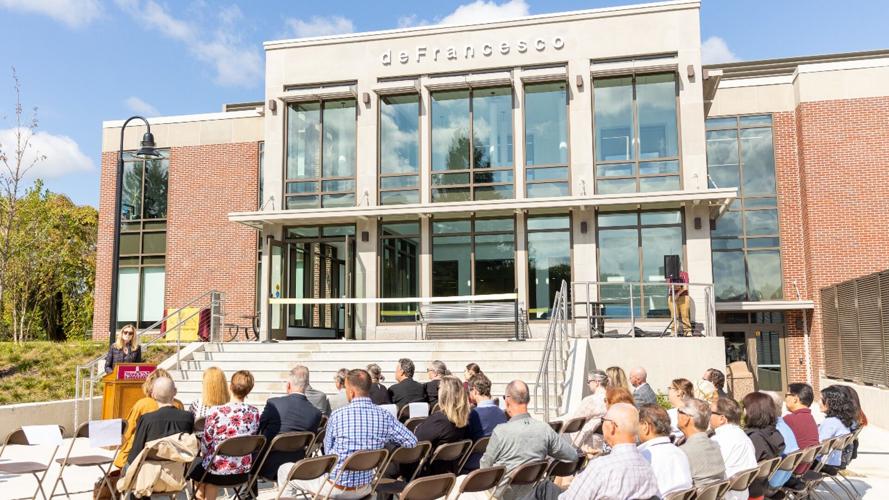 Kutztown University celebrates grand reopening of de Francesco Building ...