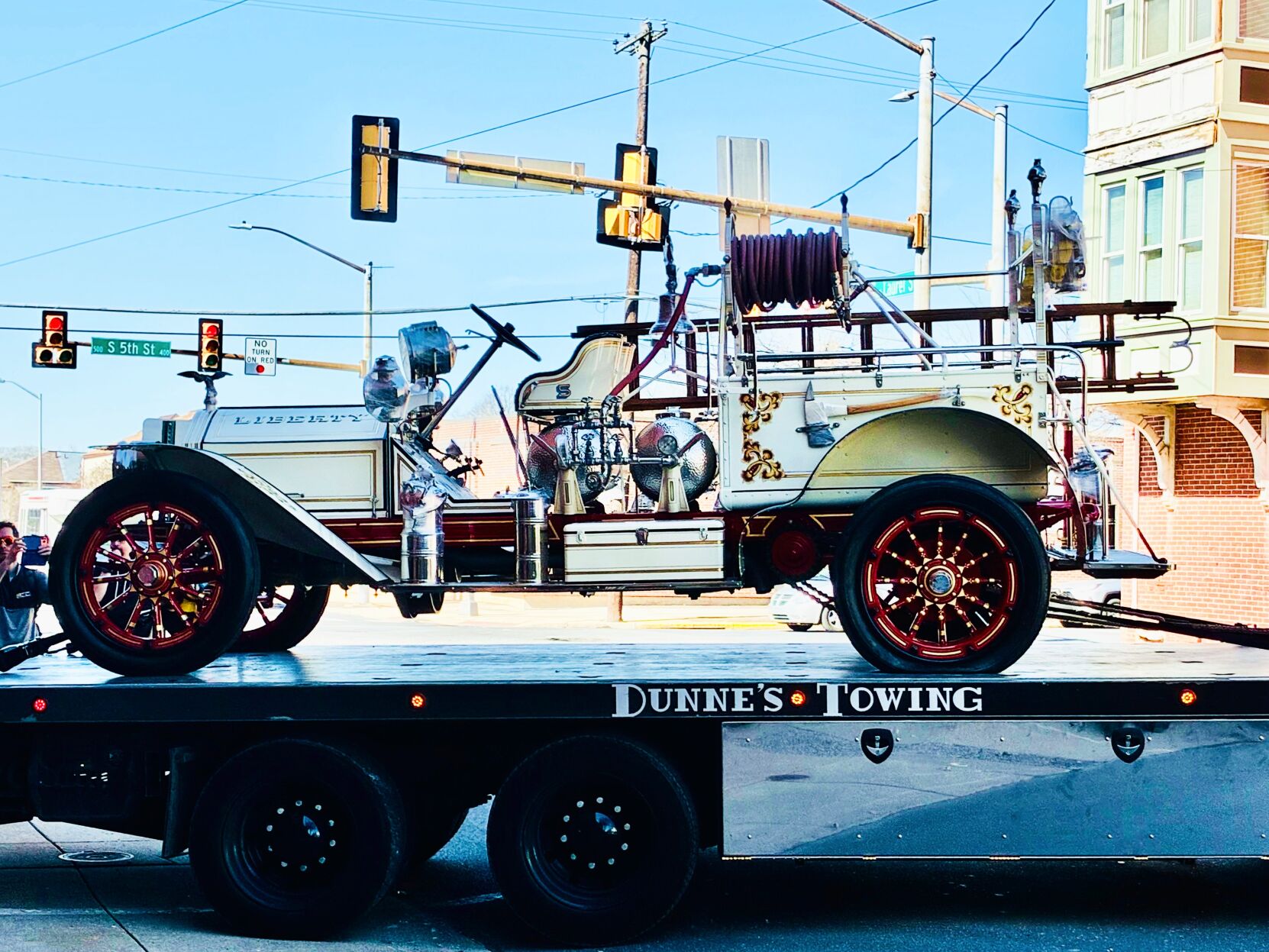 Reading’s first motorized fire truck returned to first home | Berks ...