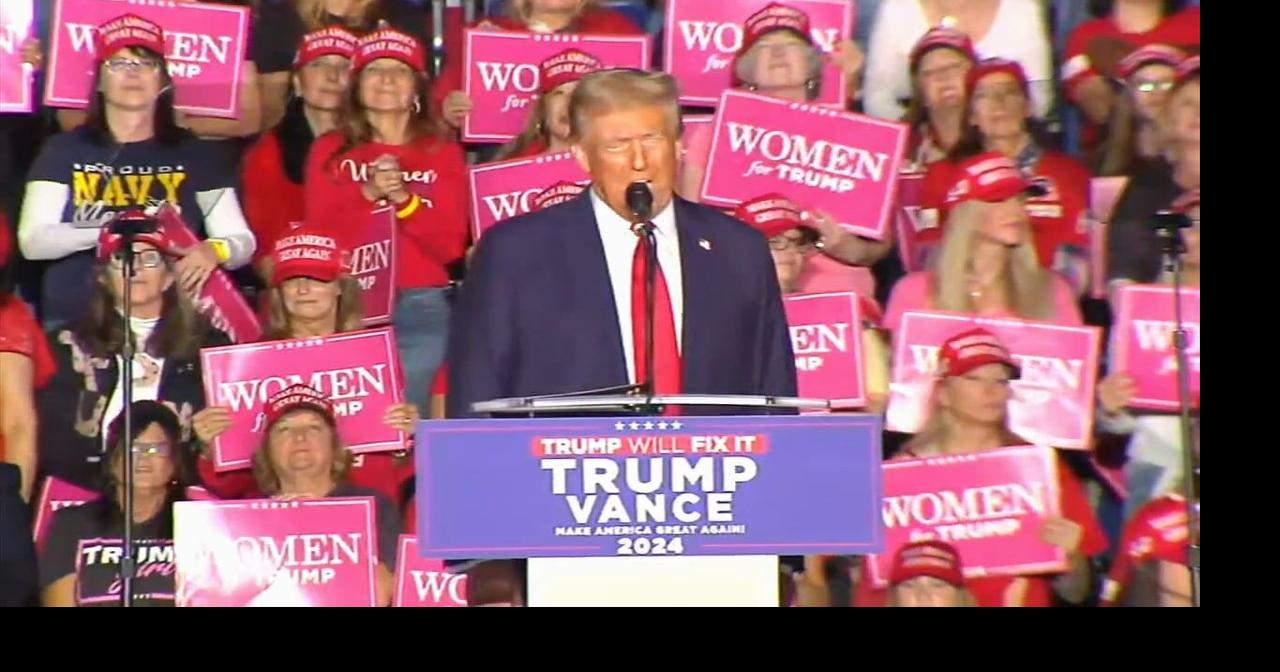 Trump urges voters to turn out on Election Day during downtown Reading ...