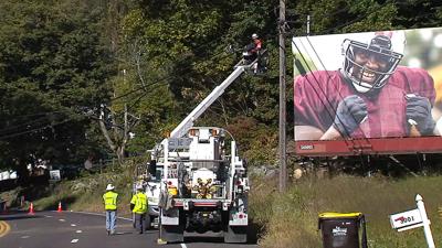 Tree on wires closes Route 145 for hours | Lehigh Valley Regional News ...