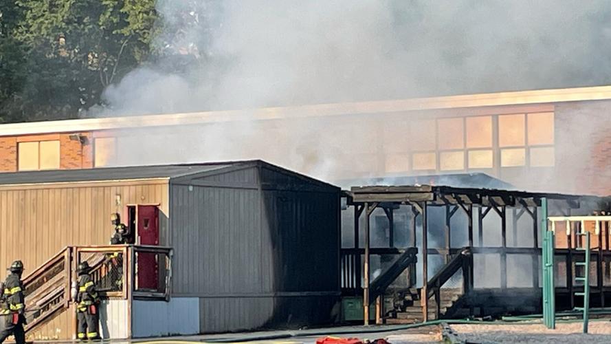 Fire tears through mobile classrooms at Union Terrace Elementary in ...