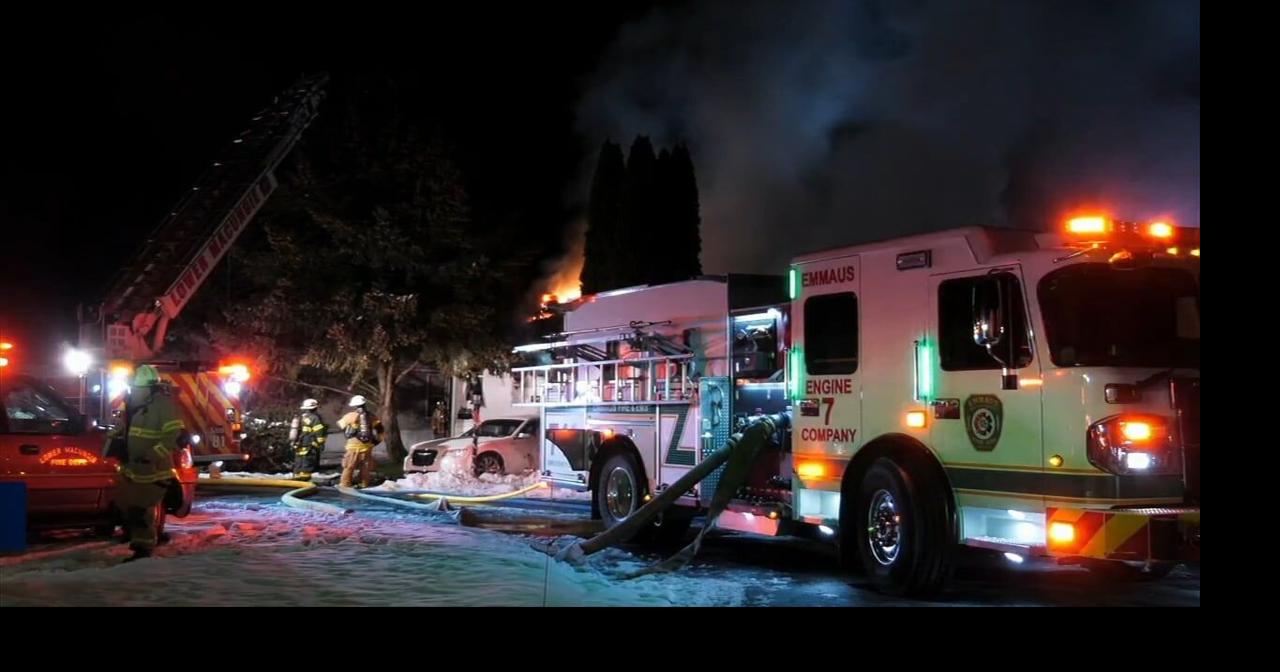 Overnight house fire displaces two in Lower Macungie Township | Western ...