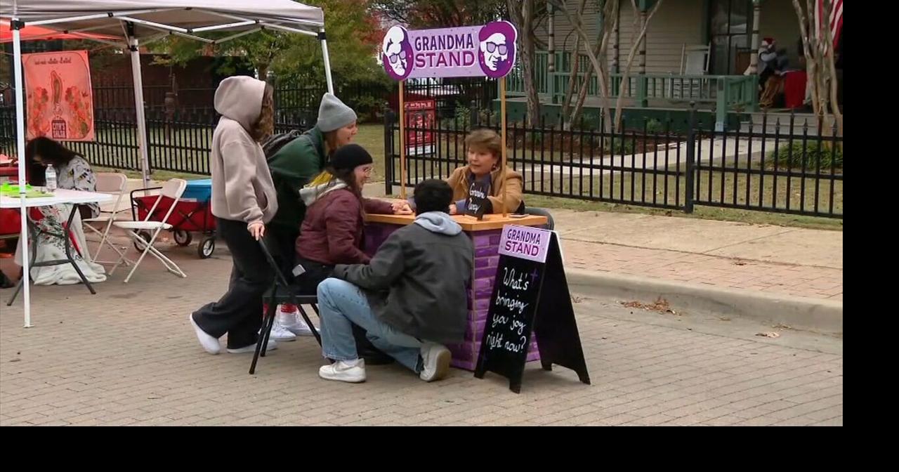 Grannies give words of wisdom at pop-up Grandma Stands | Good News ...