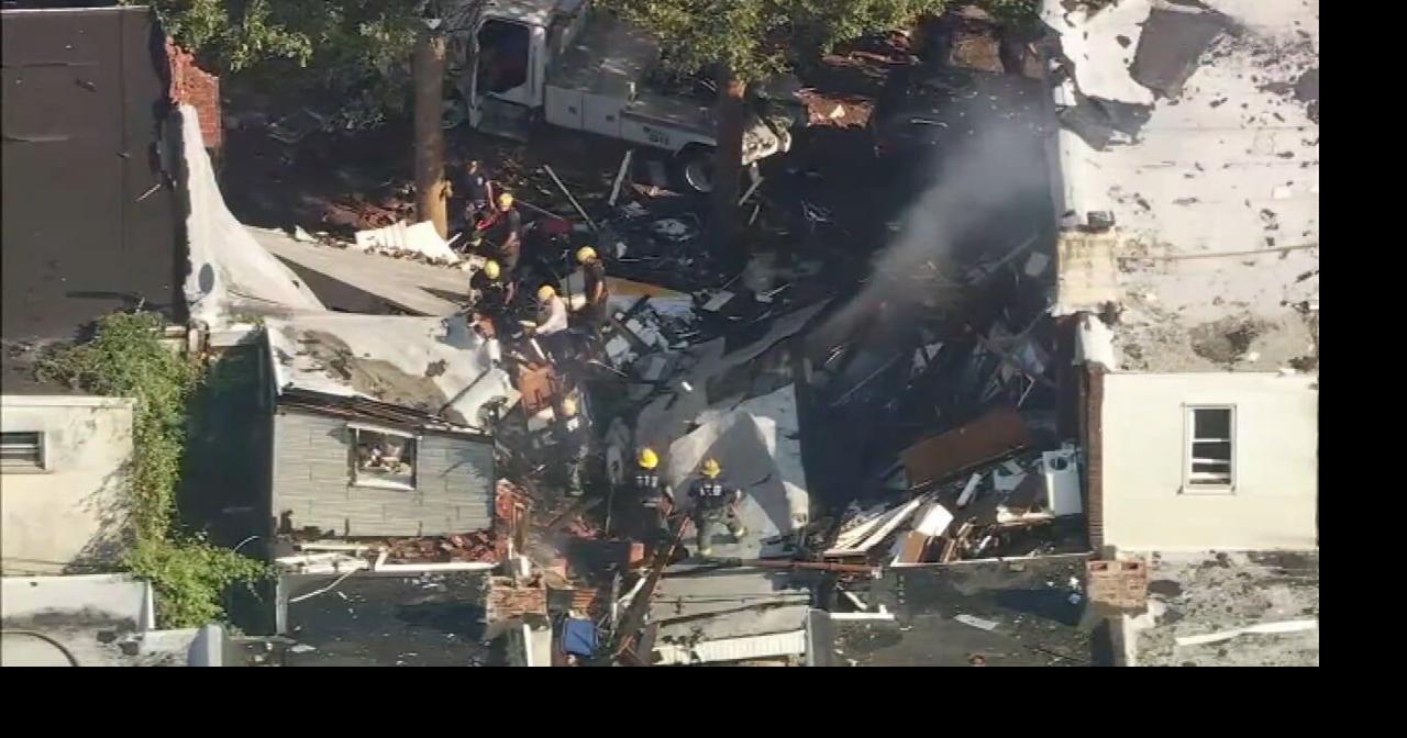 1 dead, 2 injured after fire, explosion destroys Philly homes ...