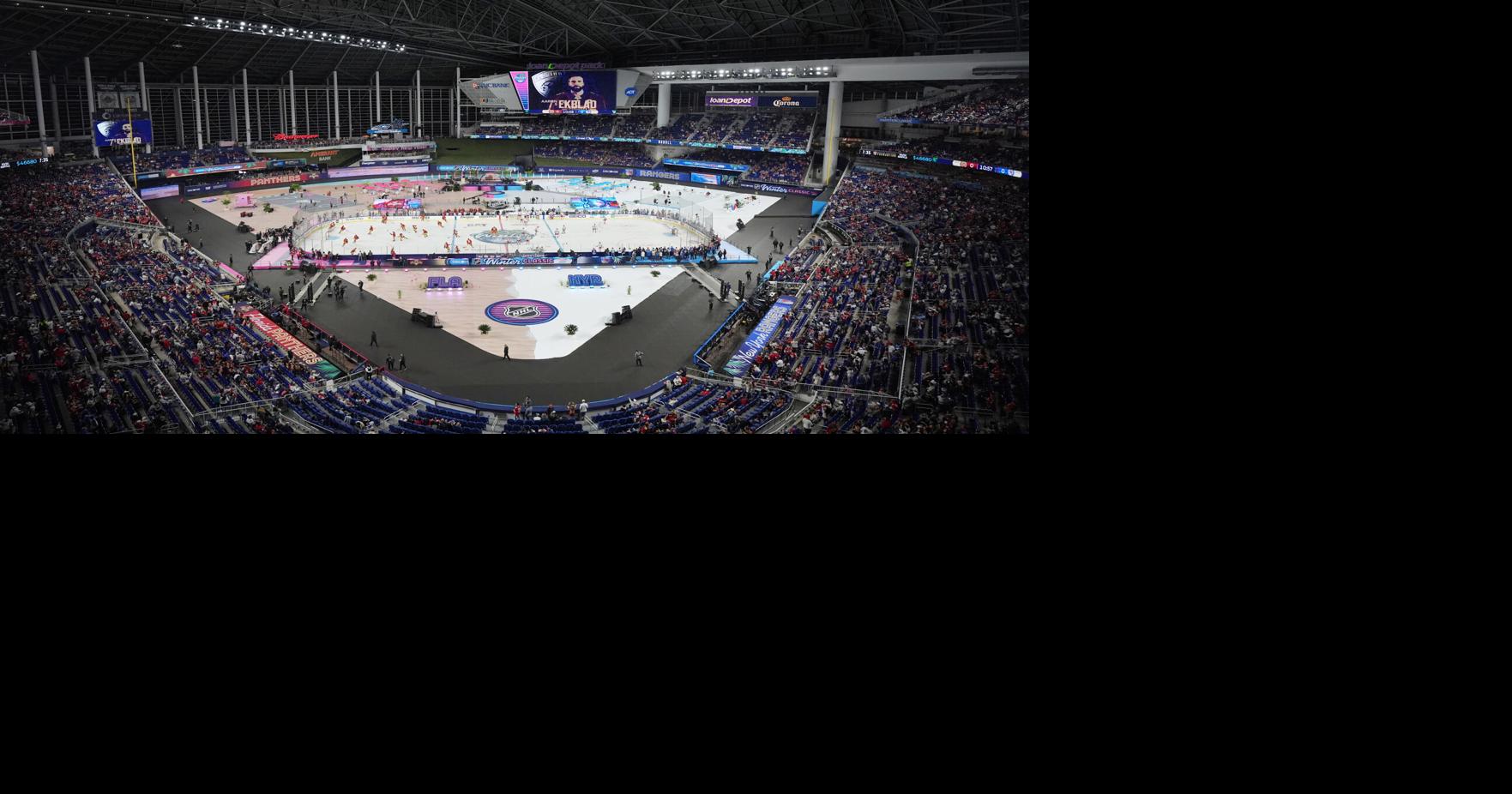 Rangers beat Panthers 5-1 in first outdoor hockey game in Miami. Mika ...