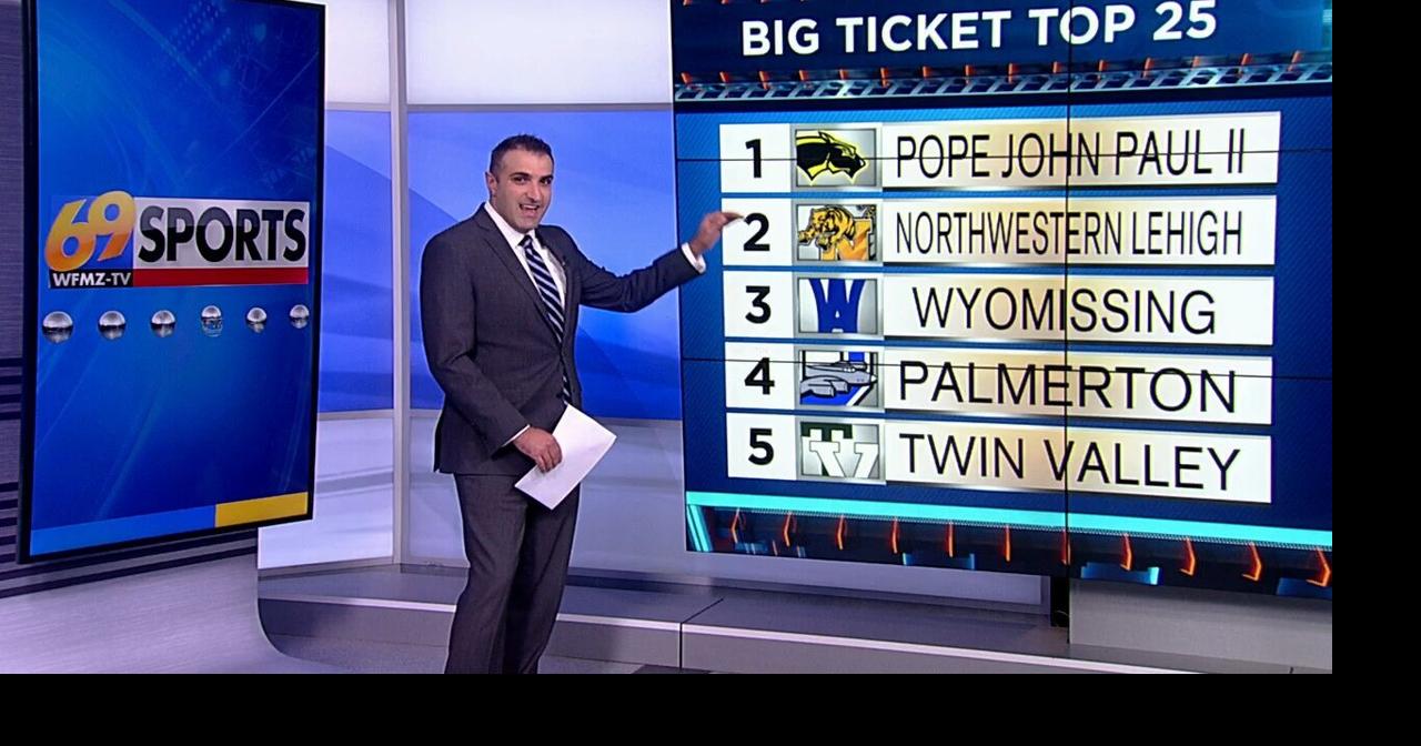 Big Ticket Top 25 poll for November 13, 2023 | Sports | wfmz.com