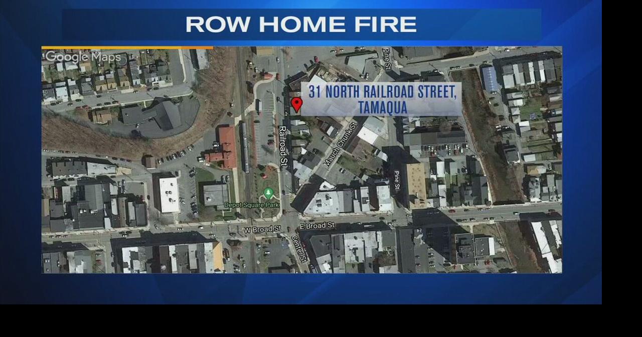 Crews fight row home fire in Tamaqua | Poconos and Coal Region | wfmz.com