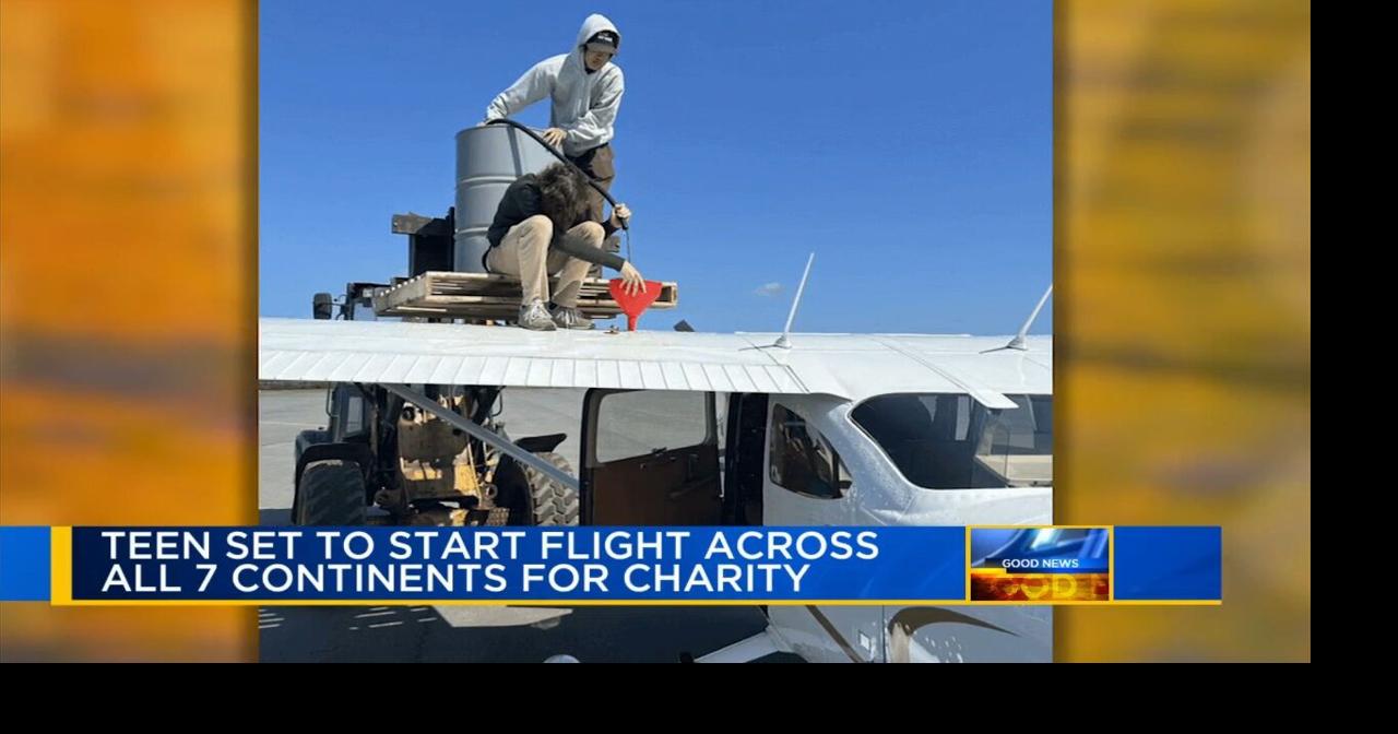 Teen to embark on solo flight around the world to raise money for ...