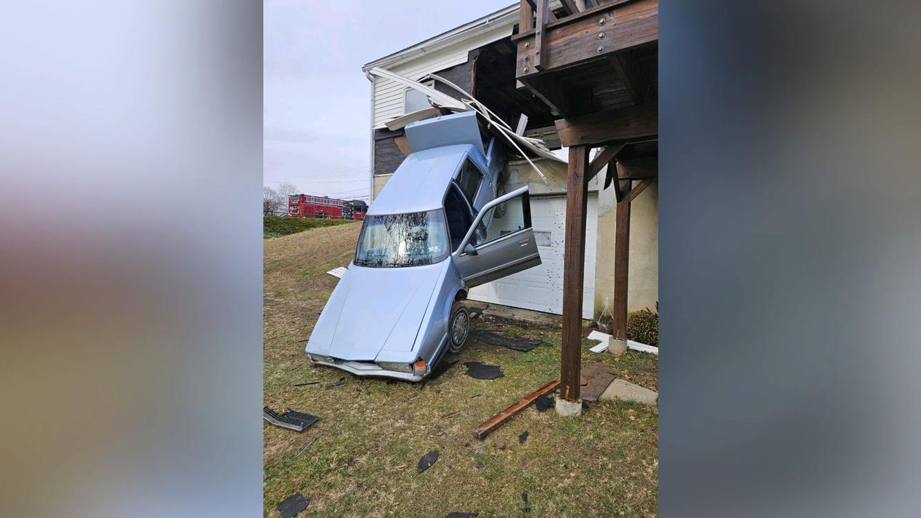 Car crashes through wall of Richmond Twp. garage | Berks Regional News ...