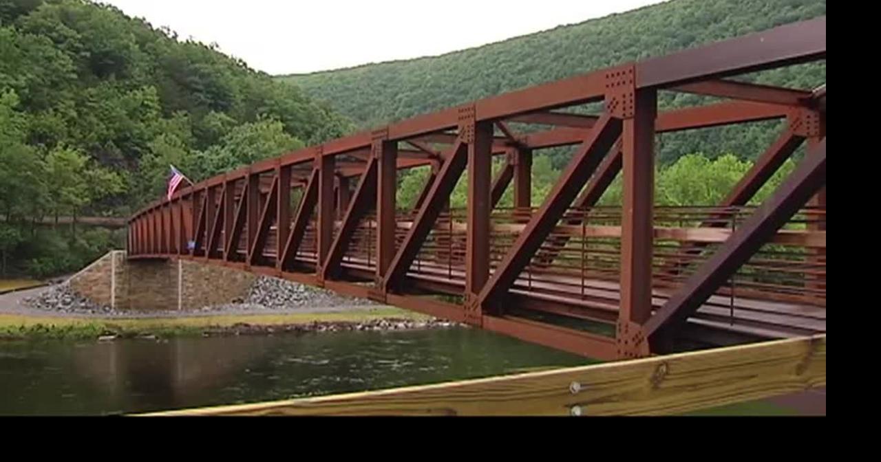 Pedestrian bridge dedicated in Jim Thorpe | News | wfmz.com