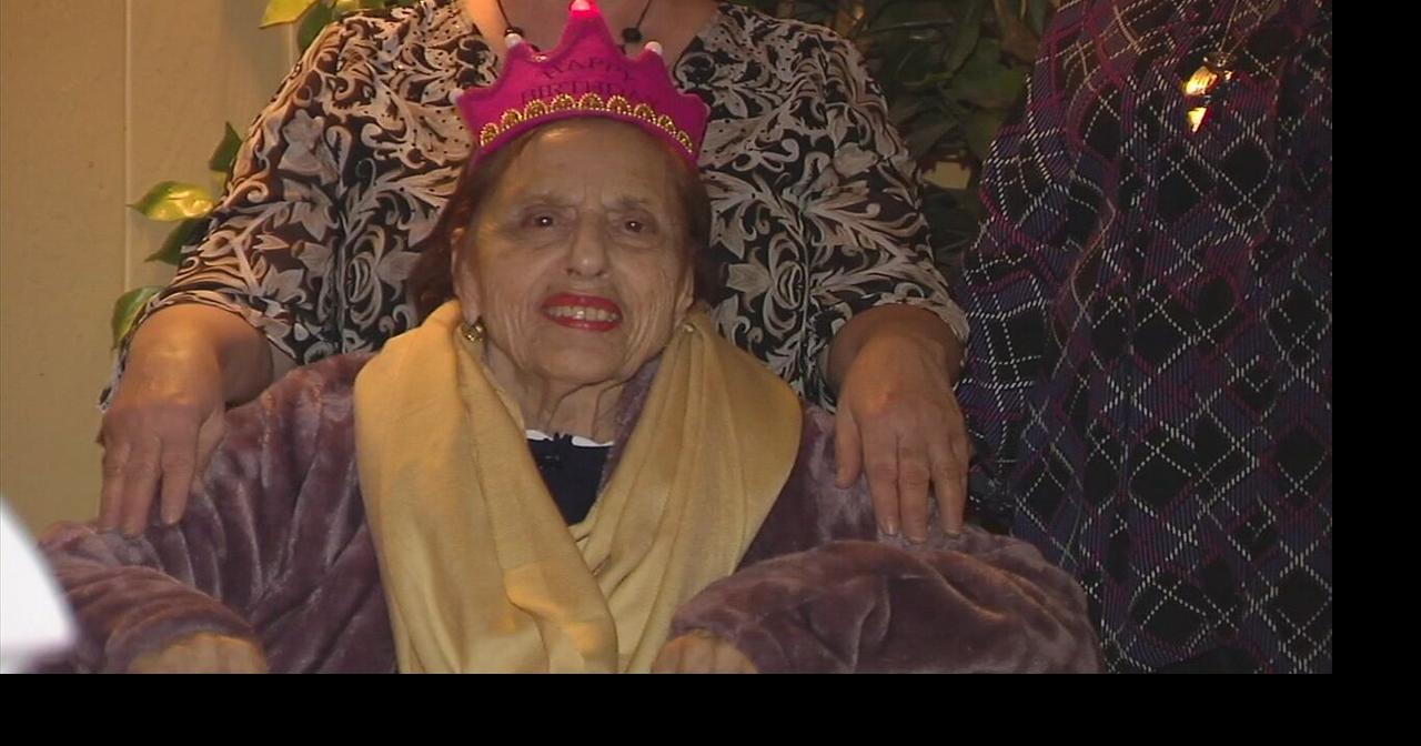 Makeshift singing telegram band entertains woman on her 100th birthday ...