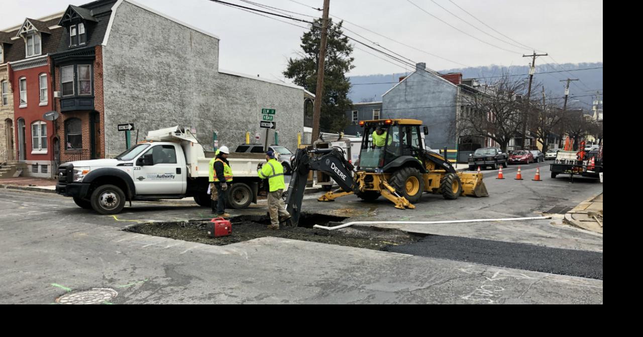 RAWA crews repair 2 water main breaks in Reading | Berks Regional News ...