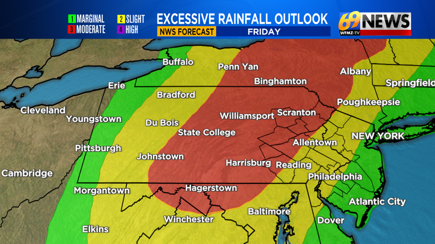 FORECAST: Debby's remnants to bring heavy rain, but an increasing ...