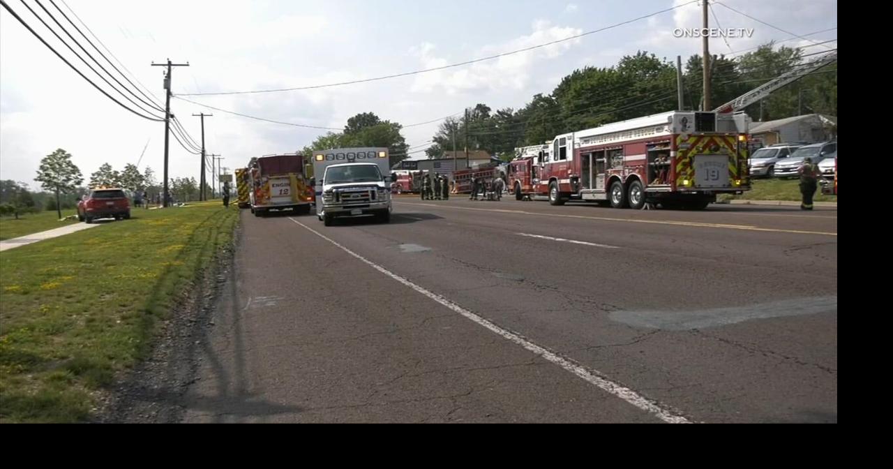 Auto garage fire closes part of Route 309 in Hatfield | Southeastern ...