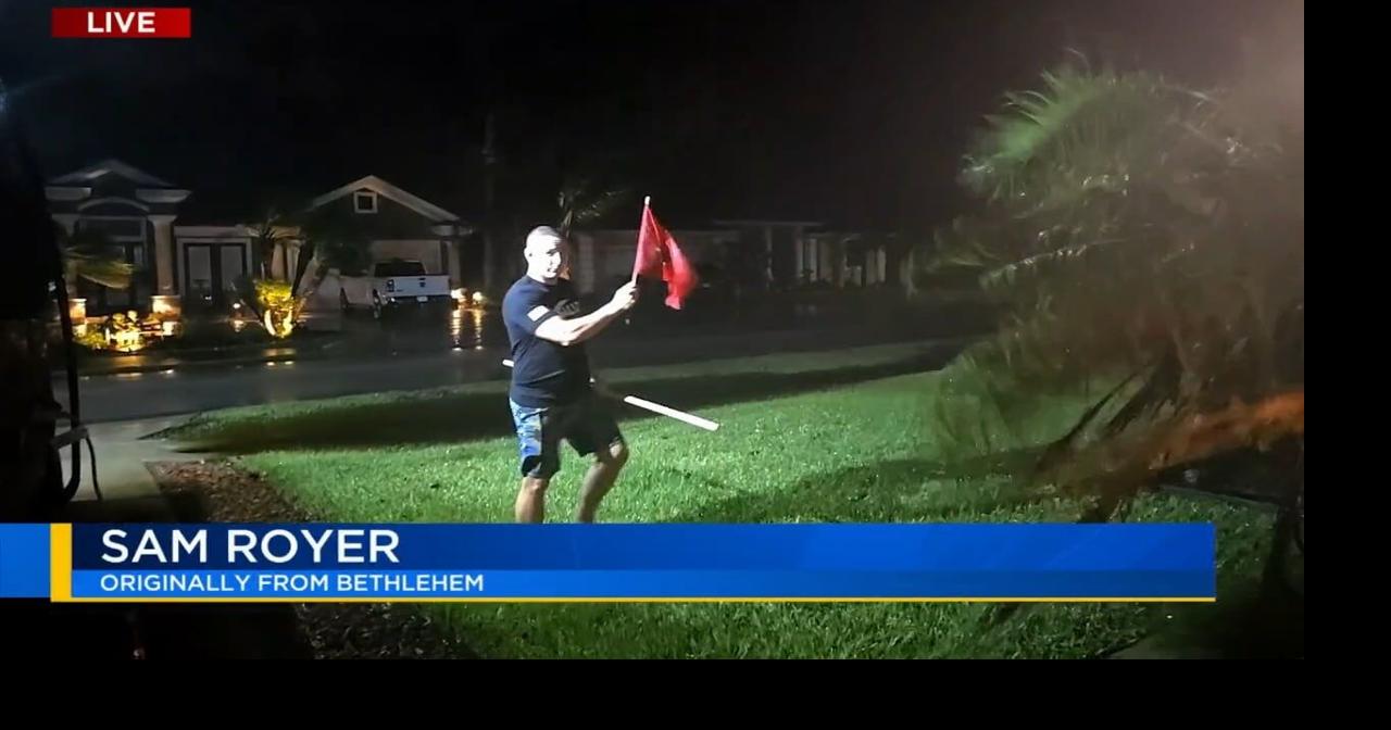 WATCH: Former Bethlehem resident, now living in Florida, gives live ...