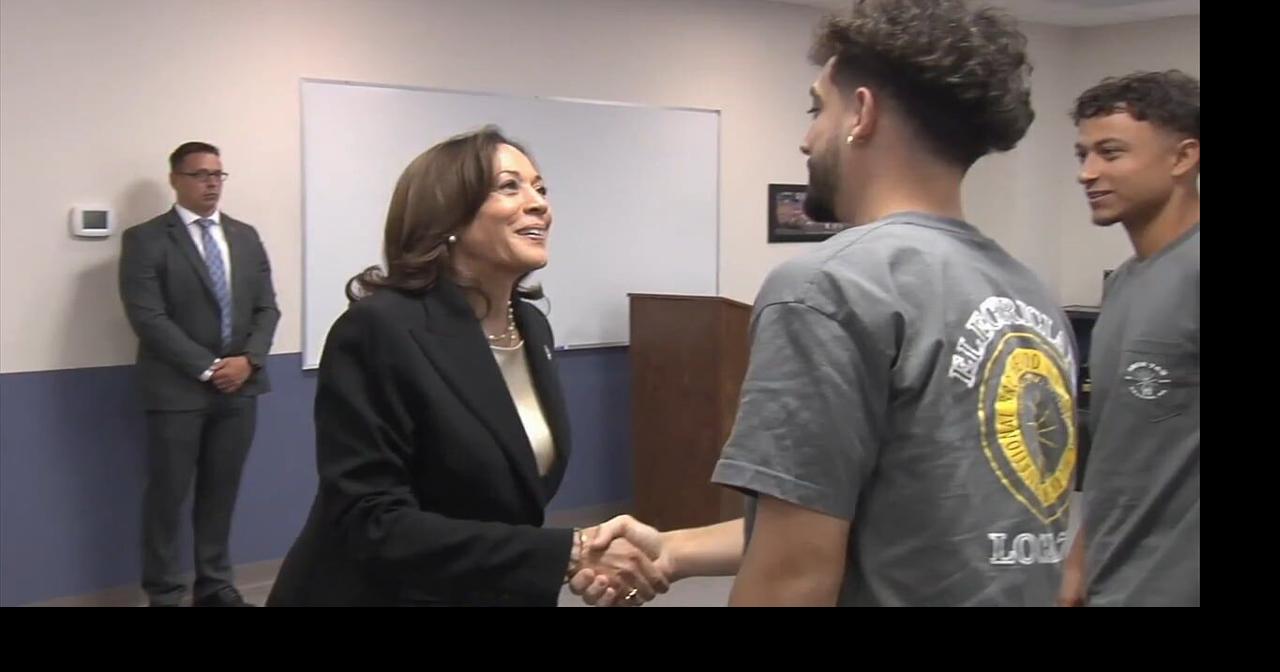 VP Harris visits IBEW Local 743 in Spring | Berks Regional News | wfmz.com