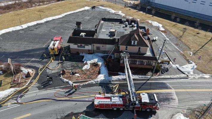 Crews on scene of Plainfield Township restaurant fire | Northampton ...