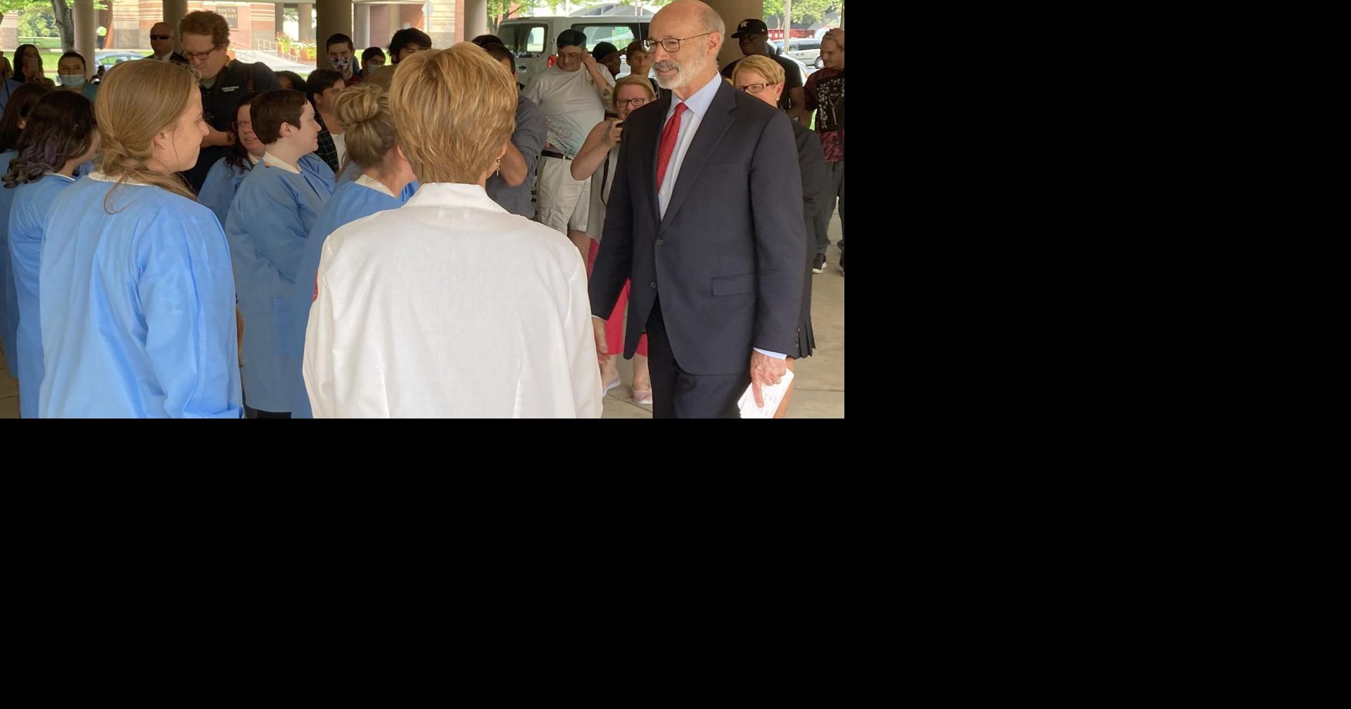 Gov. Wolf visits RACC to promote COVID-19 vaccination | Berks Regional ...