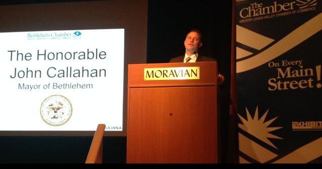 Bethlehem Mayor John Callahan gets emotional addressing business ...