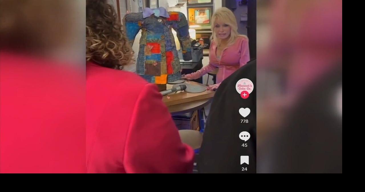 Baker makes 'Coat of Many Colors' cake for Dolly Parton's 80th birthday ...