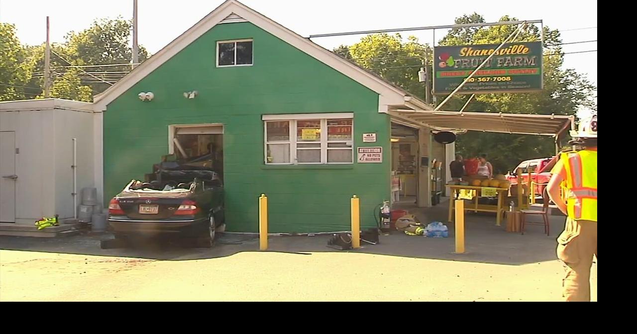 Crash sends car into roadside fruit stand | Berks Regional News | wfmz.com