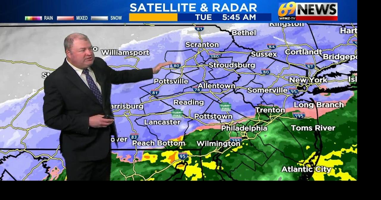 Meteorologist Matt Broderick's 8 a.m. forecast | Video | wfmz.com