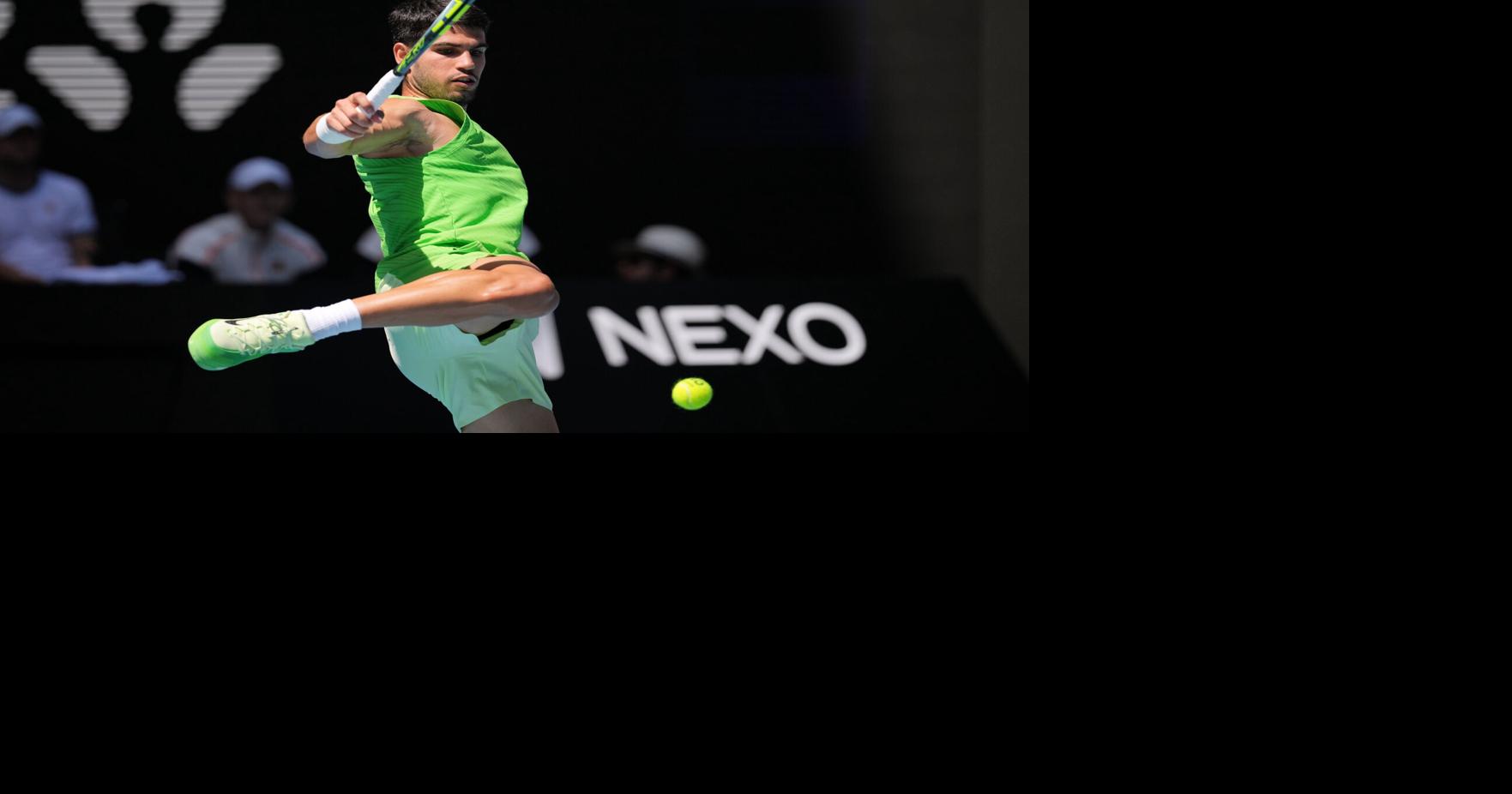 Serving it up, Carlos Alcaraz advances to the Australian Open ...