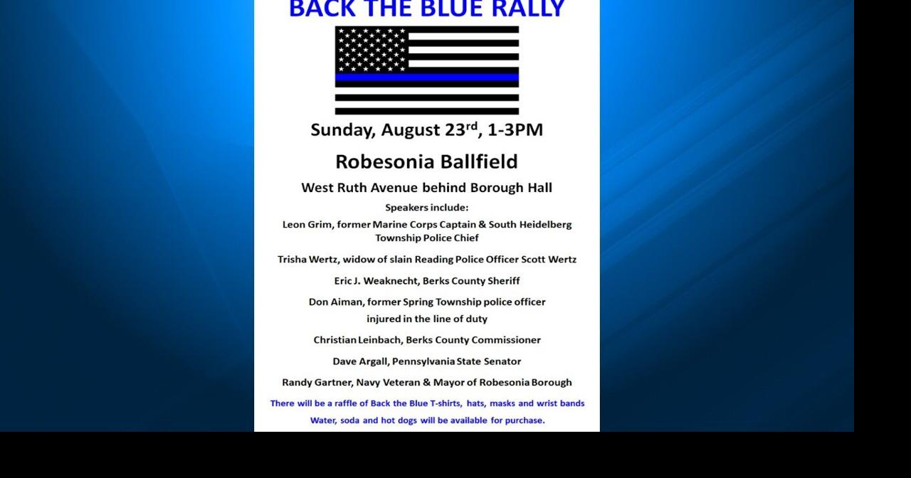 back the blue rally | | wfmz.com