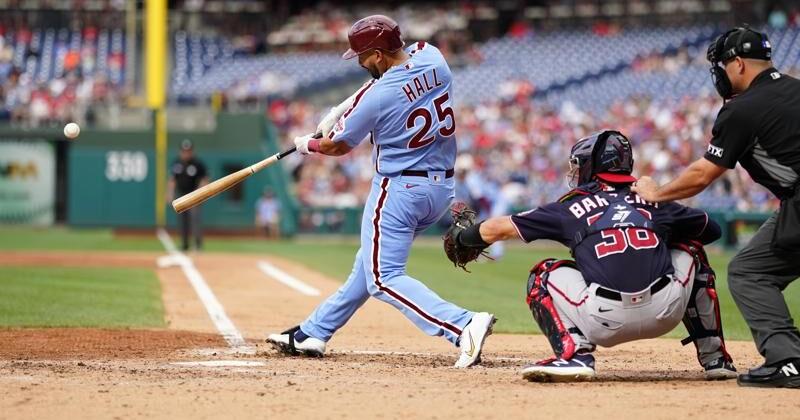 Phillies activate Darick Hall from injured list and assign him to ...